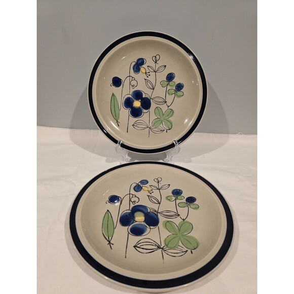 Quasar | Dining | Set Of 2 Quasar Petit Fleur Sy9873r Dinner Plate ...